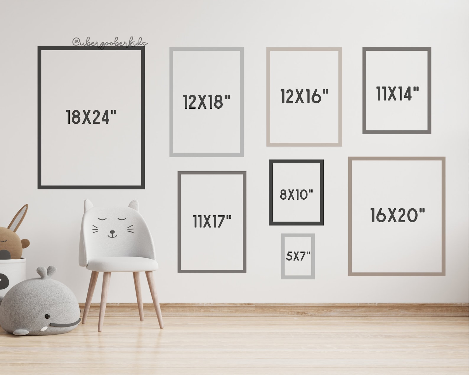 Read Letters Wall Art Set of Four Playroom Wall Decor - Etsy