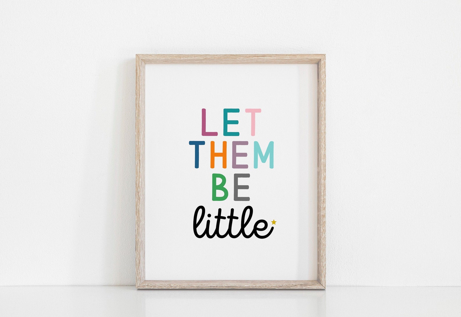 Let Them Be Little Playroom Poster Playroom Decor Daycare | Etsy