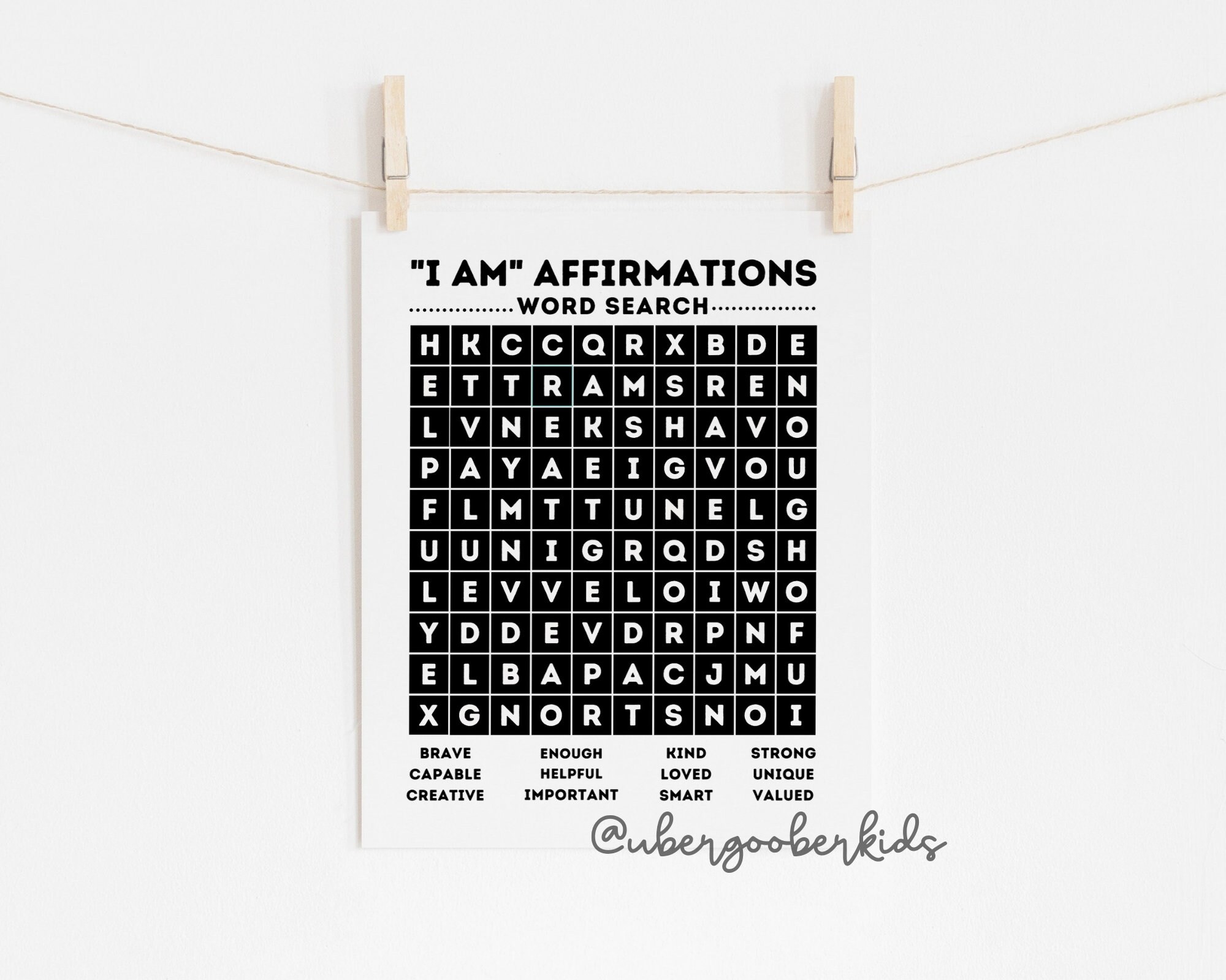 Classroom Affirmations for Kids Homeschooling Art - Etsy