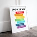 Playroom Wall Art Set Set of 6 Educational Prints Classroom - Etsy