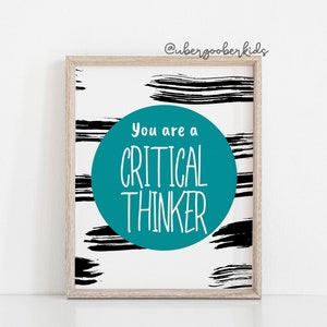 Playroom Wall Art Set, Positive Affirmations, Classroom Decor ...