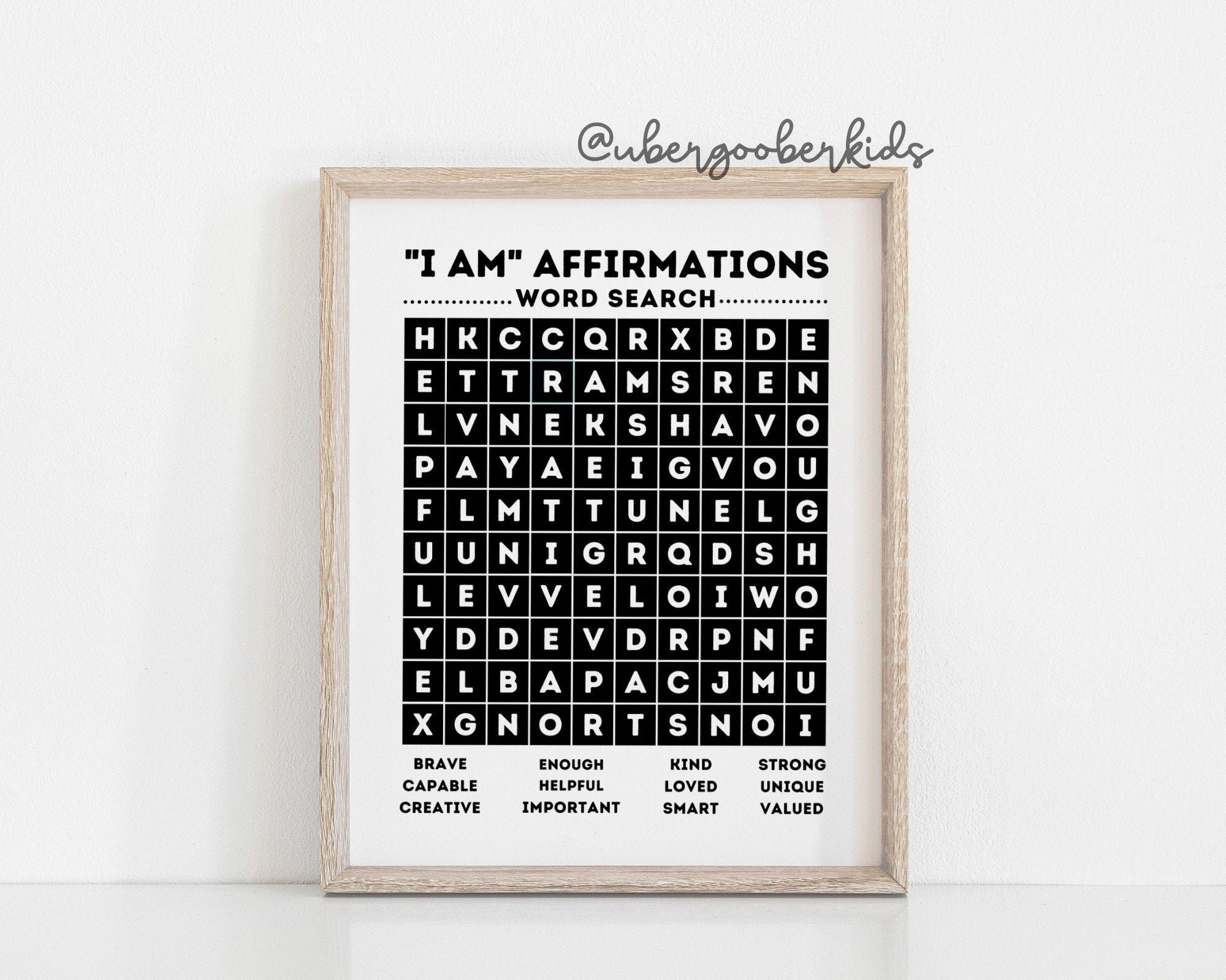Classroom Affirmations for Kids Homeschooling Art - Etsy