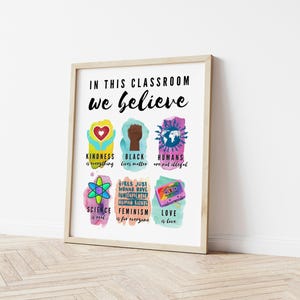 Classroom Art Set of 2, Classroom Posters, Educational, School Wall Art ...