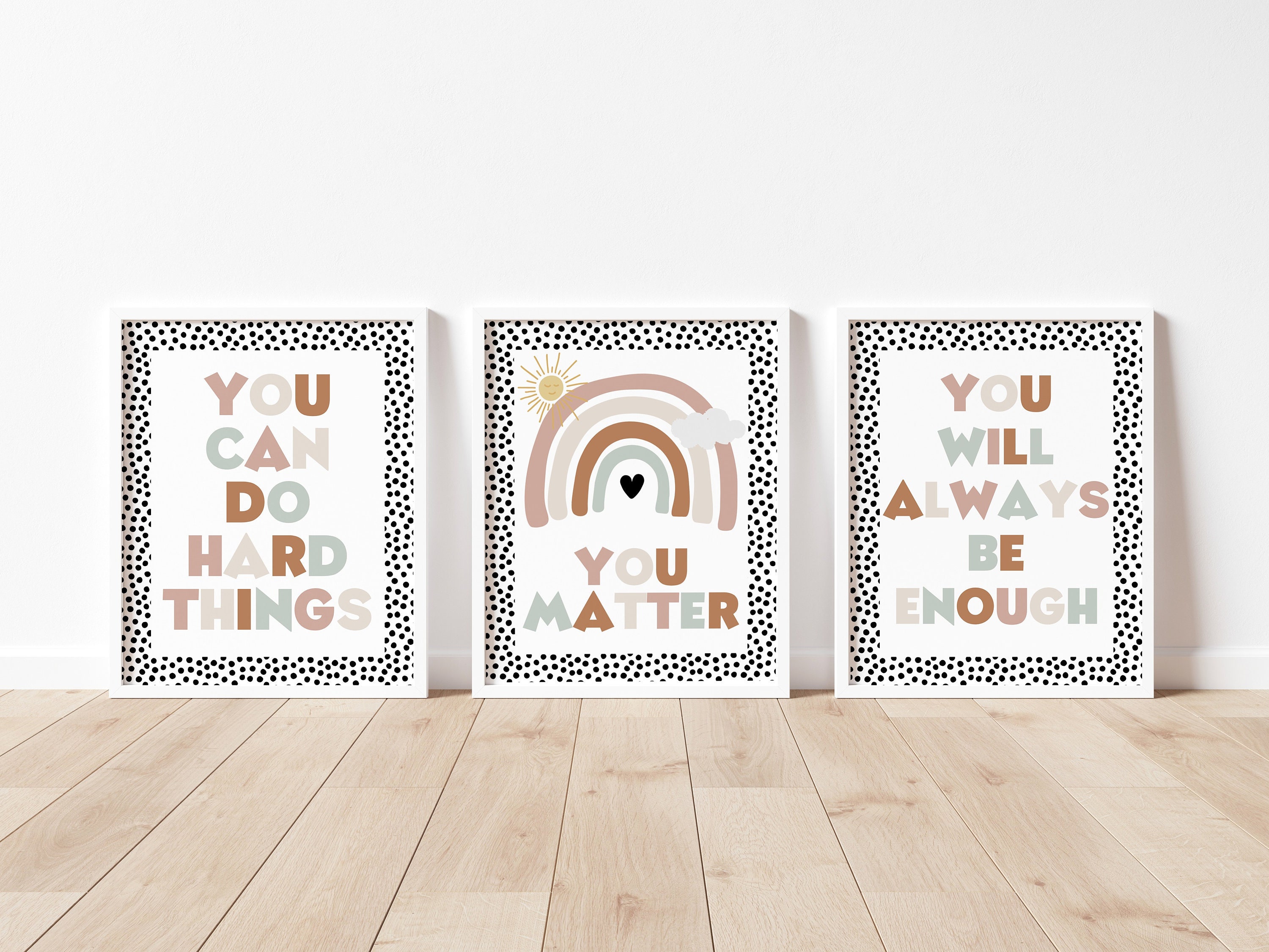 Positive Affirmations For Kids Classroom Art Motivational | Etsy