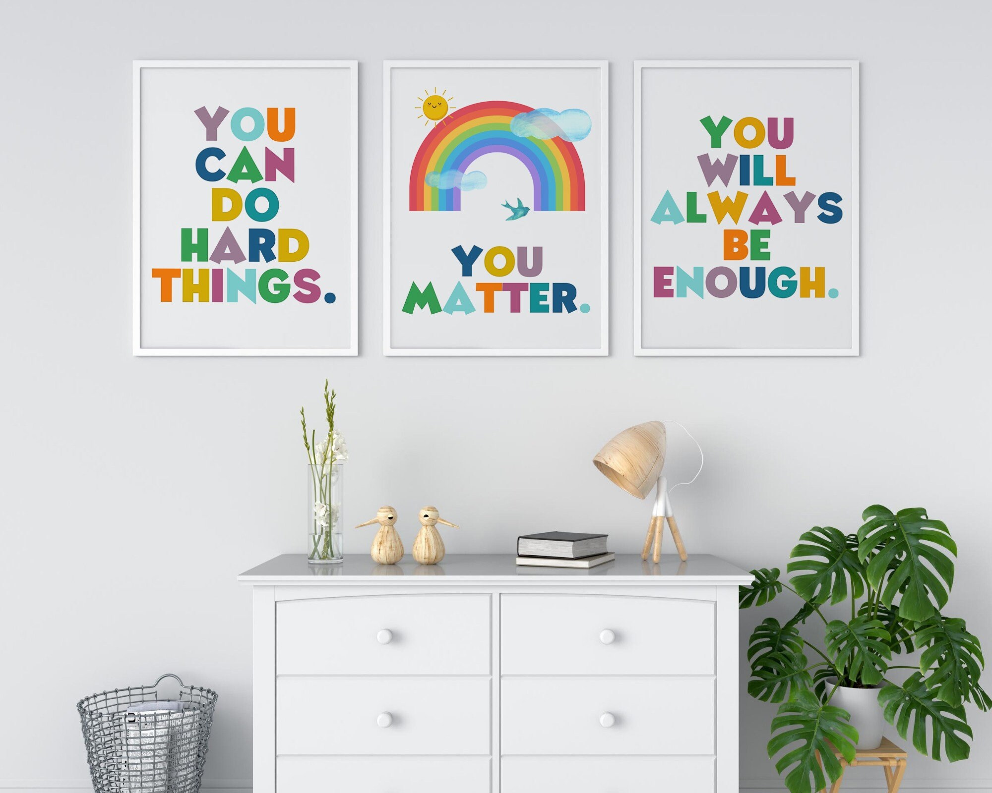 Positive Affirmations for Kids Classroom Art Motivational | Etsy