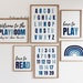 Playroom Wall Art Set, Playroom Poster, Playroom Decor, Daycare, Kids ...