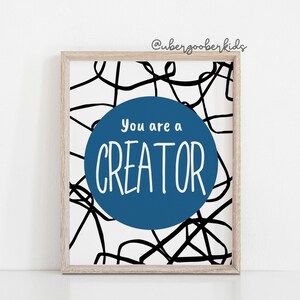 Playroom Wall Art Set, Positive Affirmations, Classroom Decor ...