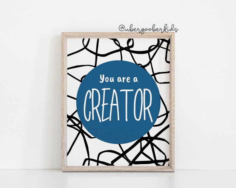 Playroom Wall Art Set, Positive Affirmations, Classroom Decor ...