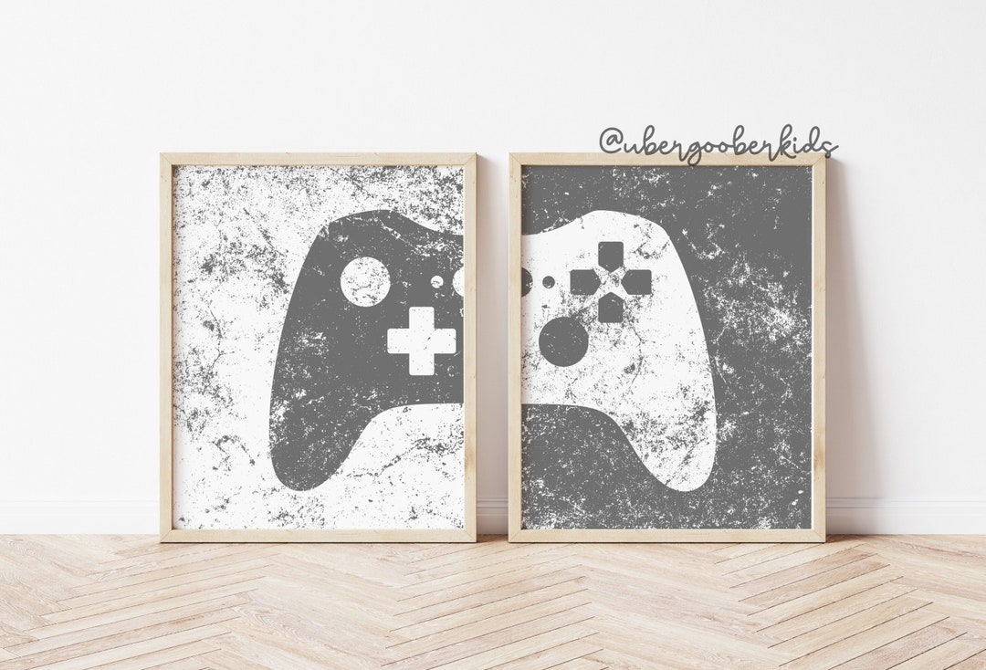 Gaming Prints Gaming Poster Gaming Wall Art Set Gaming Room - Etsy