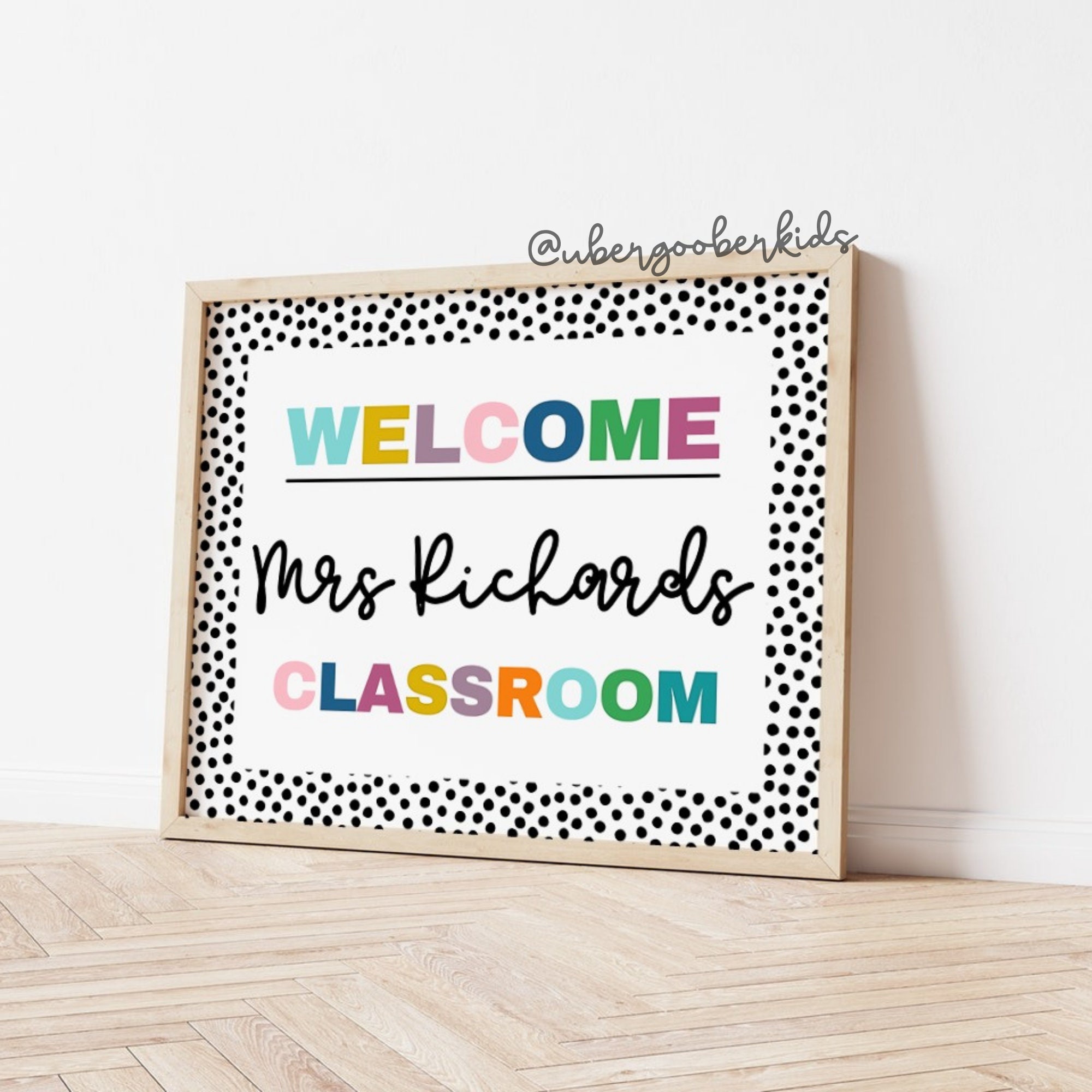 Classroom Wall Art, Personalized Art, Custom Name, Teacher Prints ...
