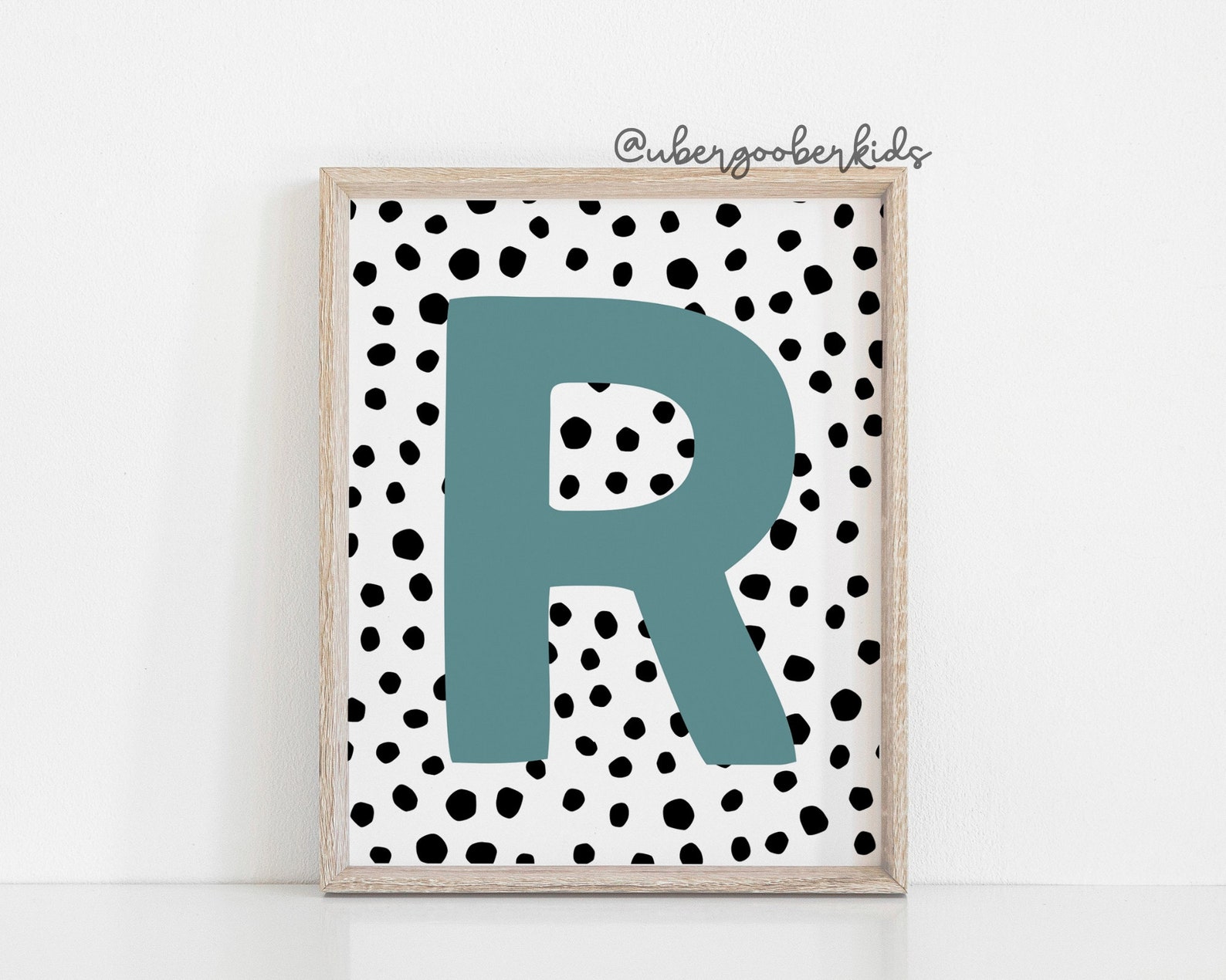Read Letters Wall Art Set of Four Playroom Wall Decor - Etsy