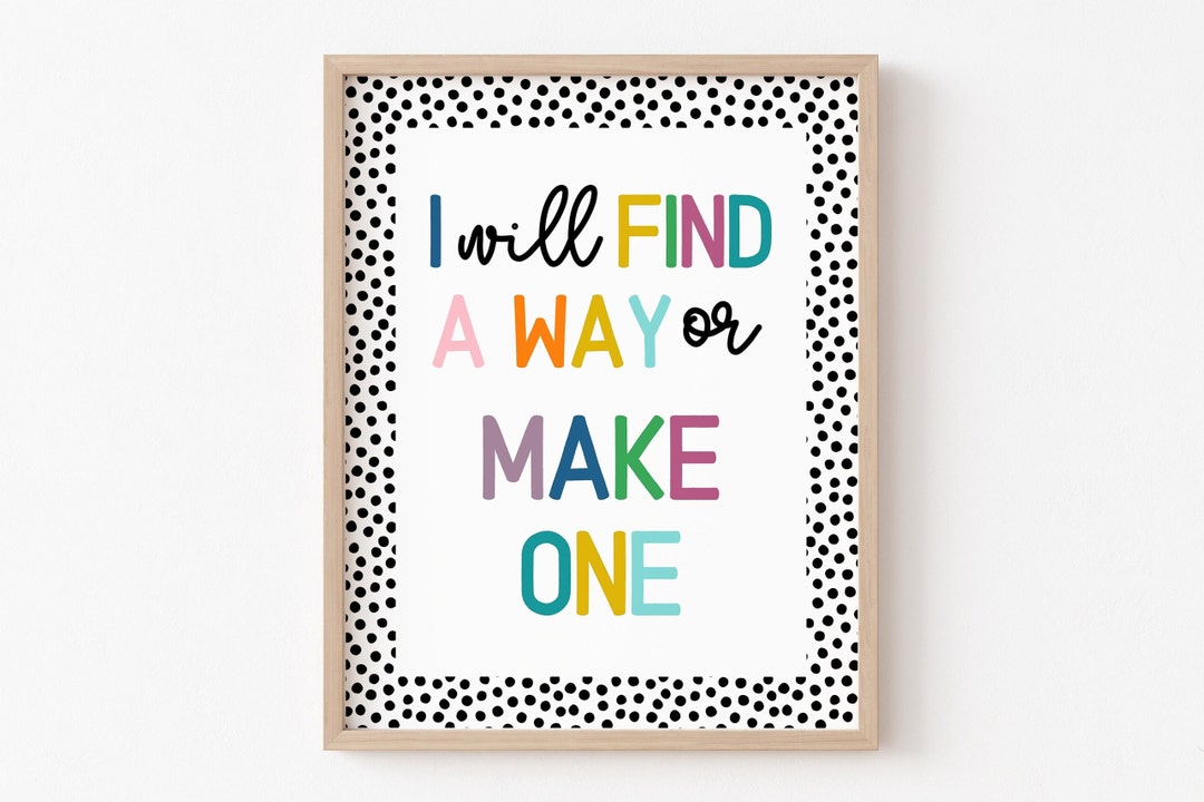 Growth Mindset Wall Prints, Classroom Decor, Classroom Art, Educational ...