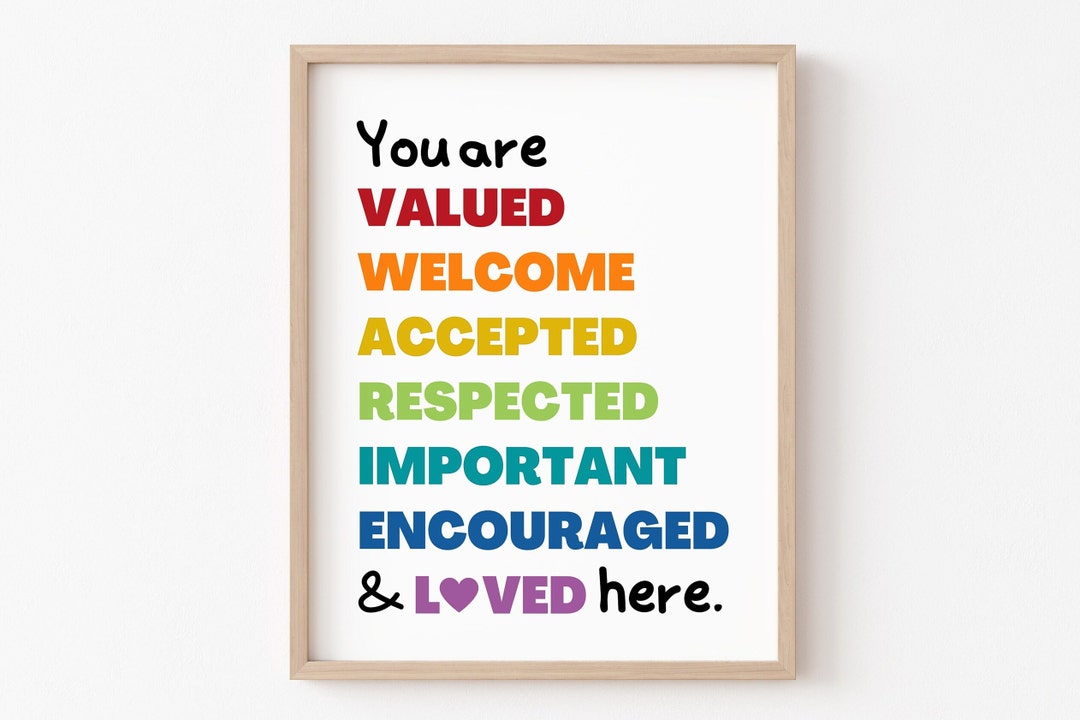 Safe Space Print, Classroom Decor, School Office Sign, Educational ...