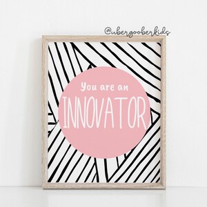 Playroom Wall Art Set, Positive Affirmations, Classroom Decor ...