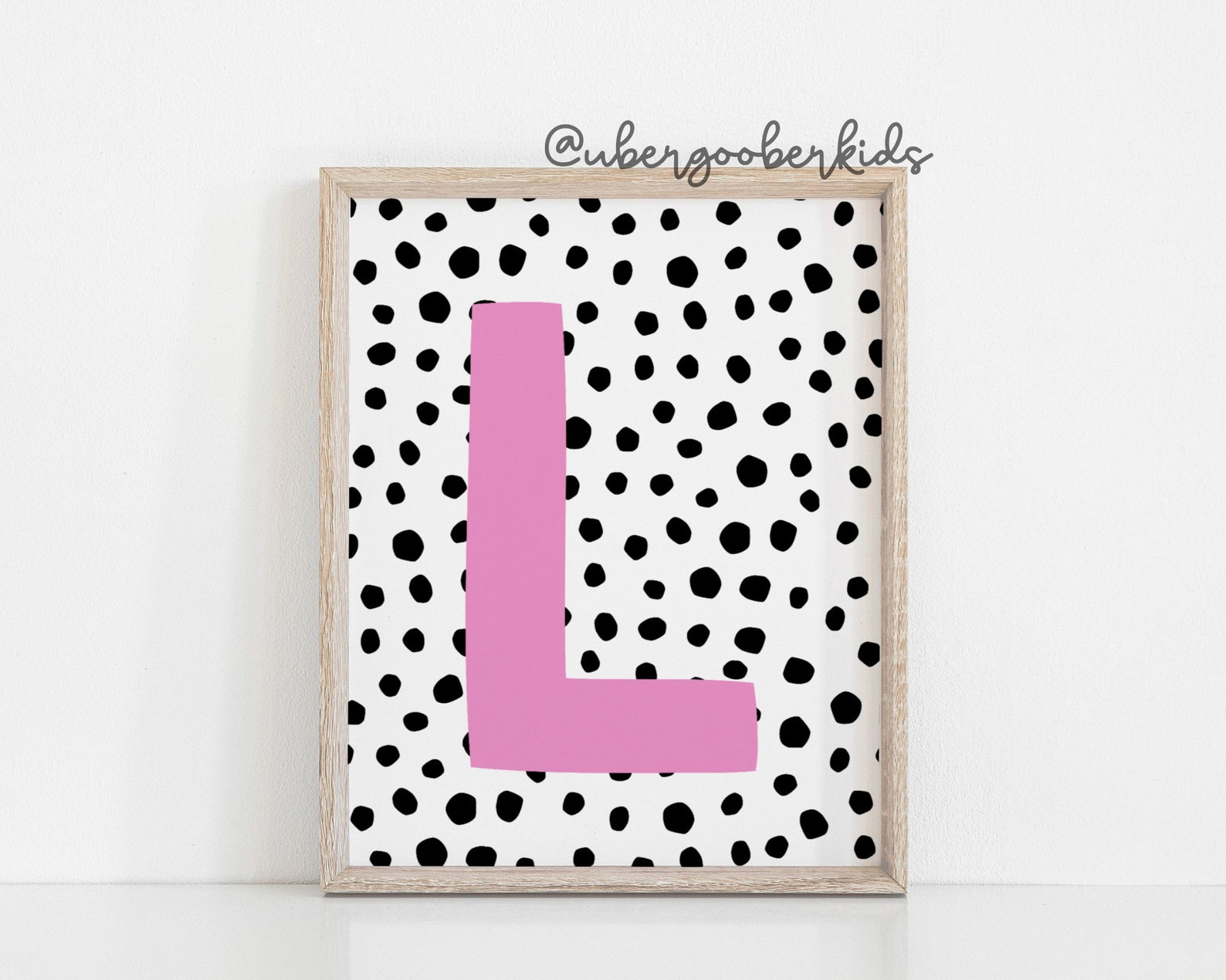 Play Letters Wall Art Set of Four Playroom Wall Decor - Etsy