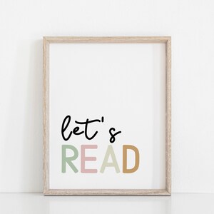 Playroom Wall Art Set, Playroom Posters, Playroom Decor, Neutral, Lets ...