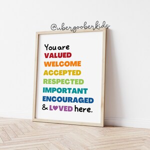 Safe Space Print, Classroom Decor, School Office Sign, Educational ...