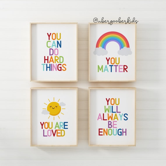 Wall Hangings Wall Décor Rainbow Nursery Wall Art Decor Daily ...