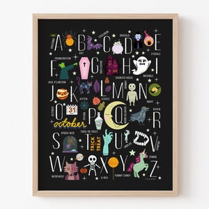 Halloween Decor, Halloween Classroom Decorations, Kids Halloween Prints ...