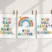 Positive Affirmations for Kids, Classroom Art, Motivational Poster ...