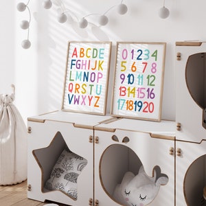 Set of Playroom Prints, Playroom Wall Decor, Nursery Wall Art, Play ...