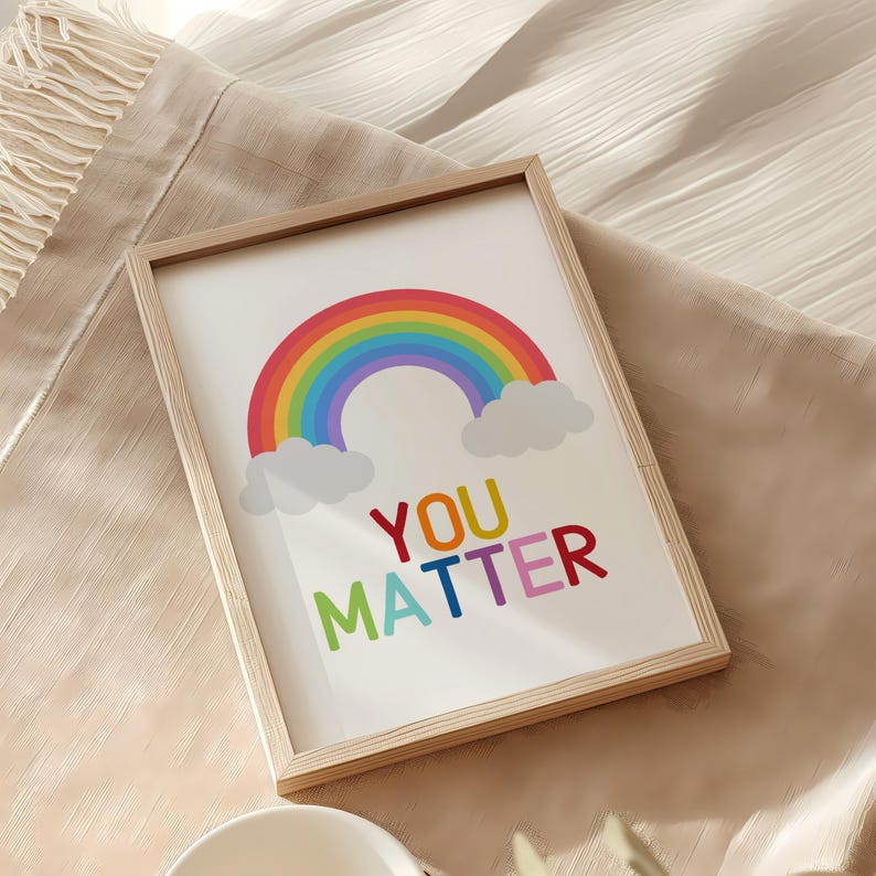 Positive Affirmations for Kids, Classroom Art, Motivational Poster ...