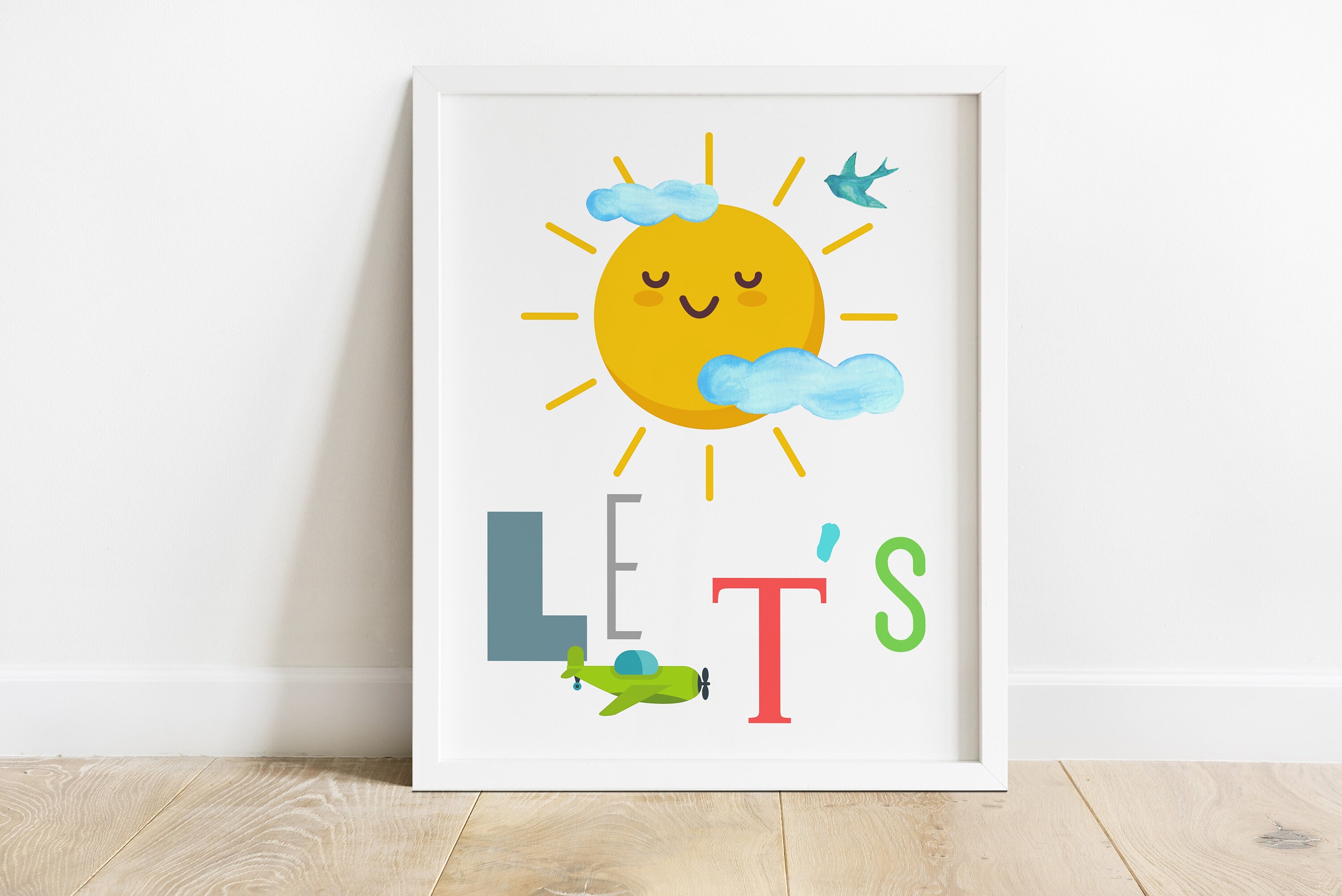 Playroom Wall Art Set of 3, Nursery Posters, Toddler Wall Art ...
