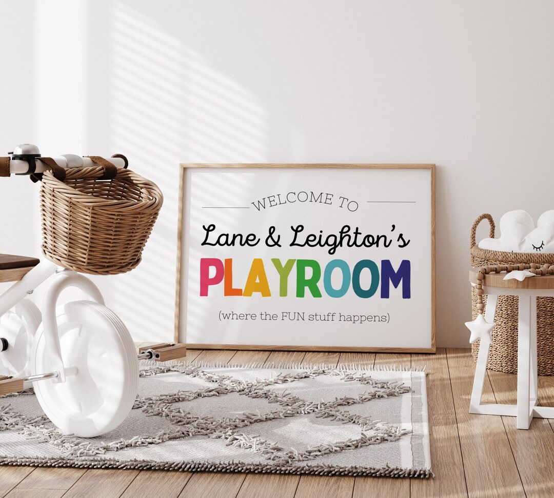 Kids Playroom Wall Art Playroom Wall Prints Kids Playroom - Etsy