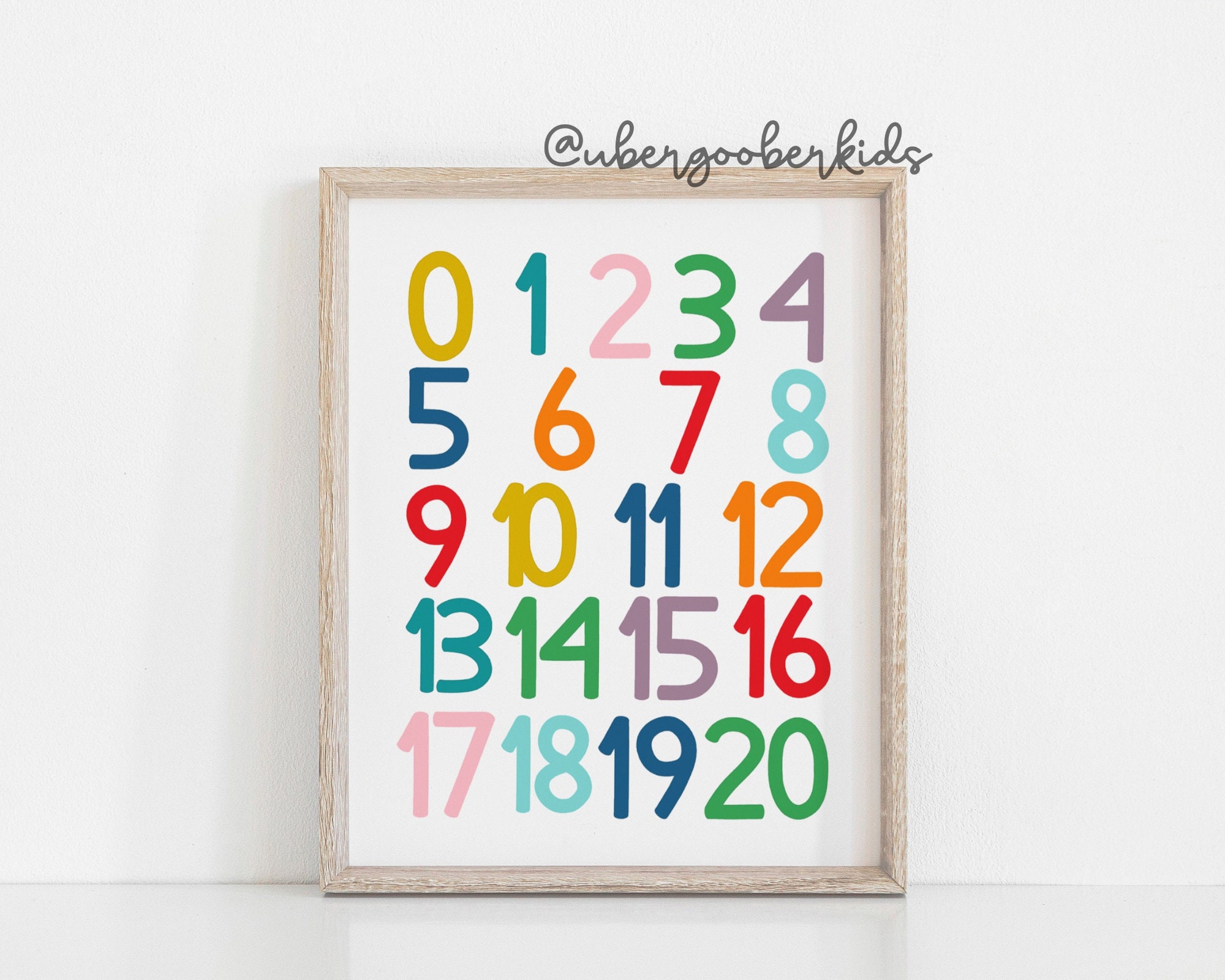 Playroom Wall Art Set, Set of 6, French Educational Prints, Classroom ...
