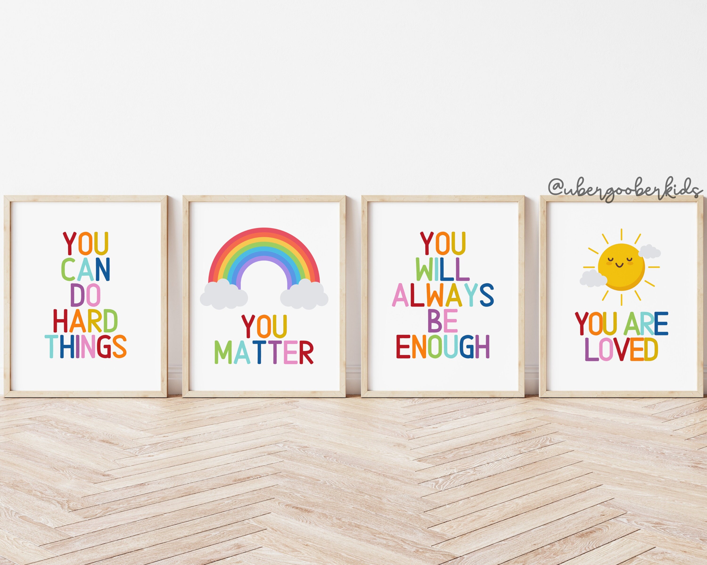 Positive Affirmations for Kids Classroom Art Motivational - Etsy