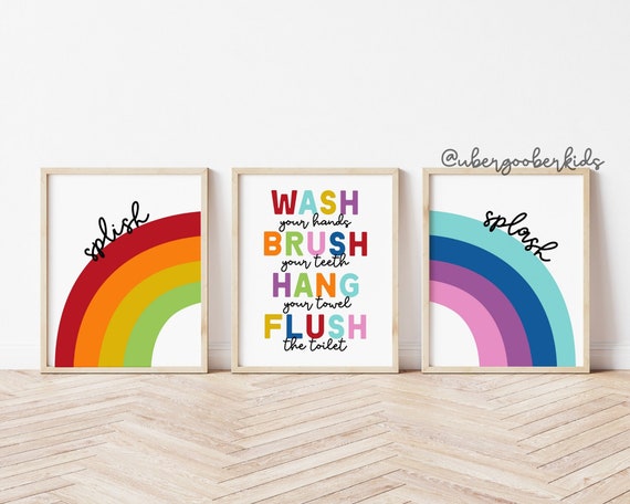 Kids Bathroom Murals