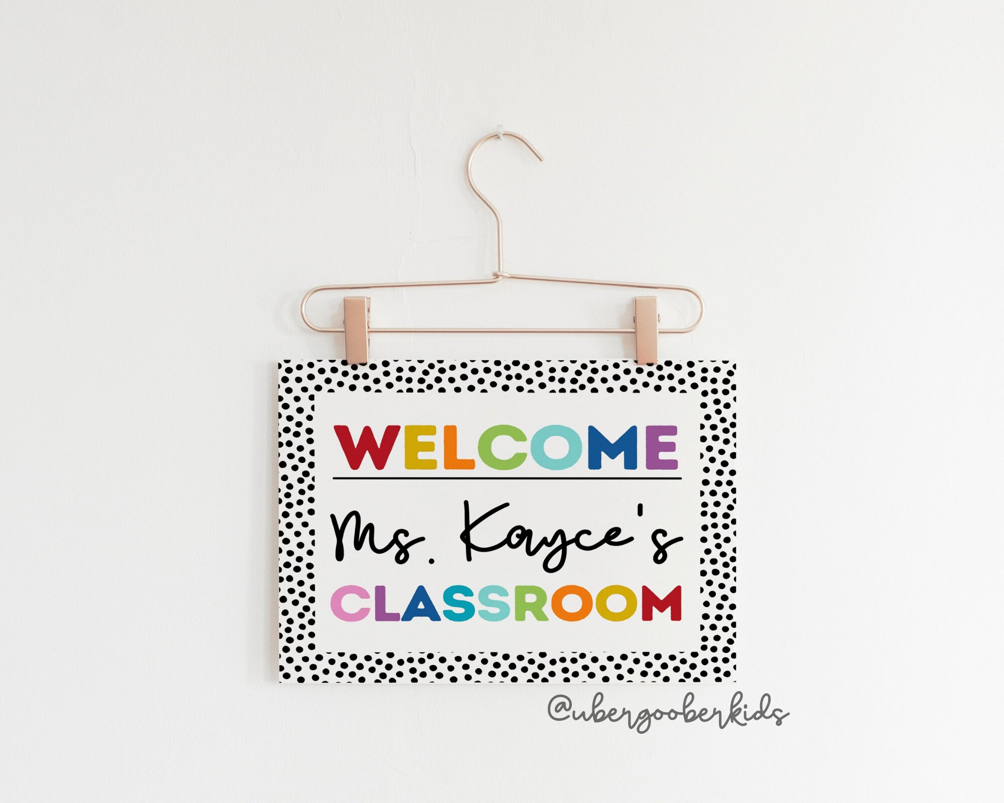 Classroom Wall Art Personalized Art Custom Name Teacher - Etsy