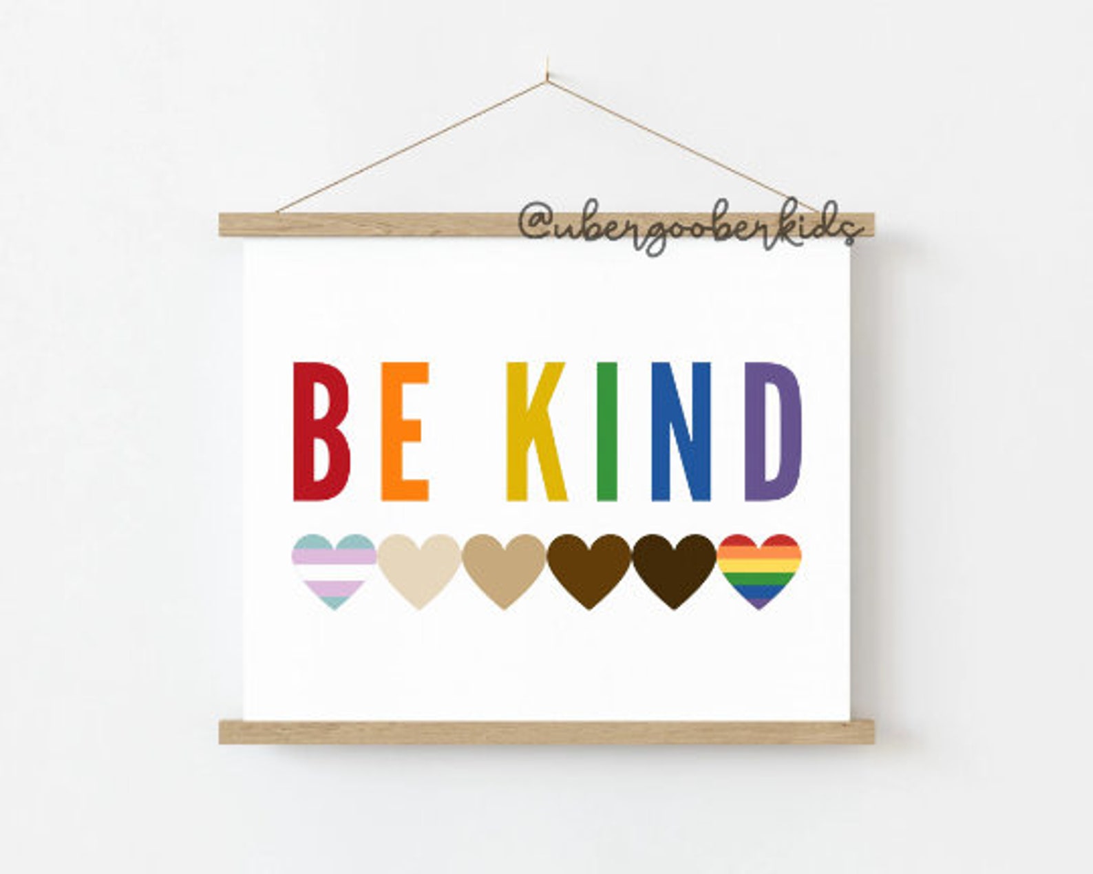 Be Kind Diversity Print, Printable Wall Art, Classroom Poster ...