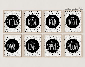 Positive Affirmations for Kids Pastel Classroom Decor - Etsy
