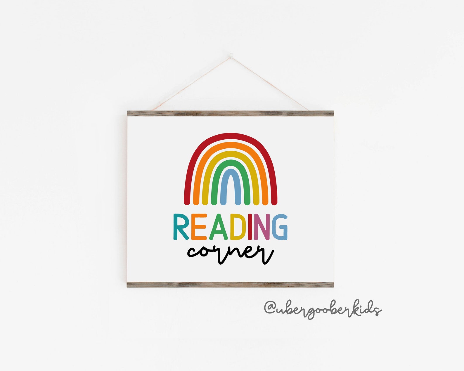 Reading Corner Wall Art Classroom Art Playroom Wall Decor - Etsy