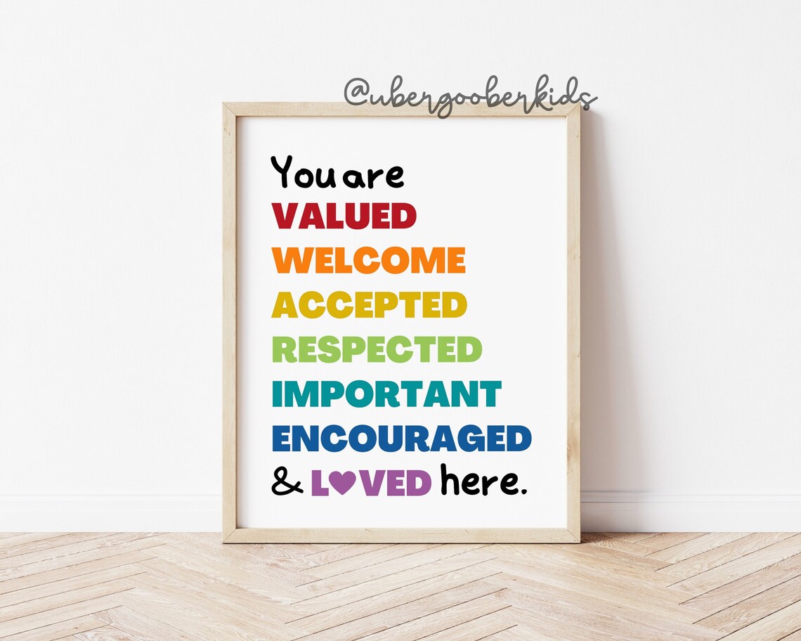 Safe Space Print, Classroom Decor, School Office Sign, Educational ...