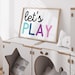 Set of Playroom Prints, Playroom Wall Decor, Nursery Wall Art, Play ...