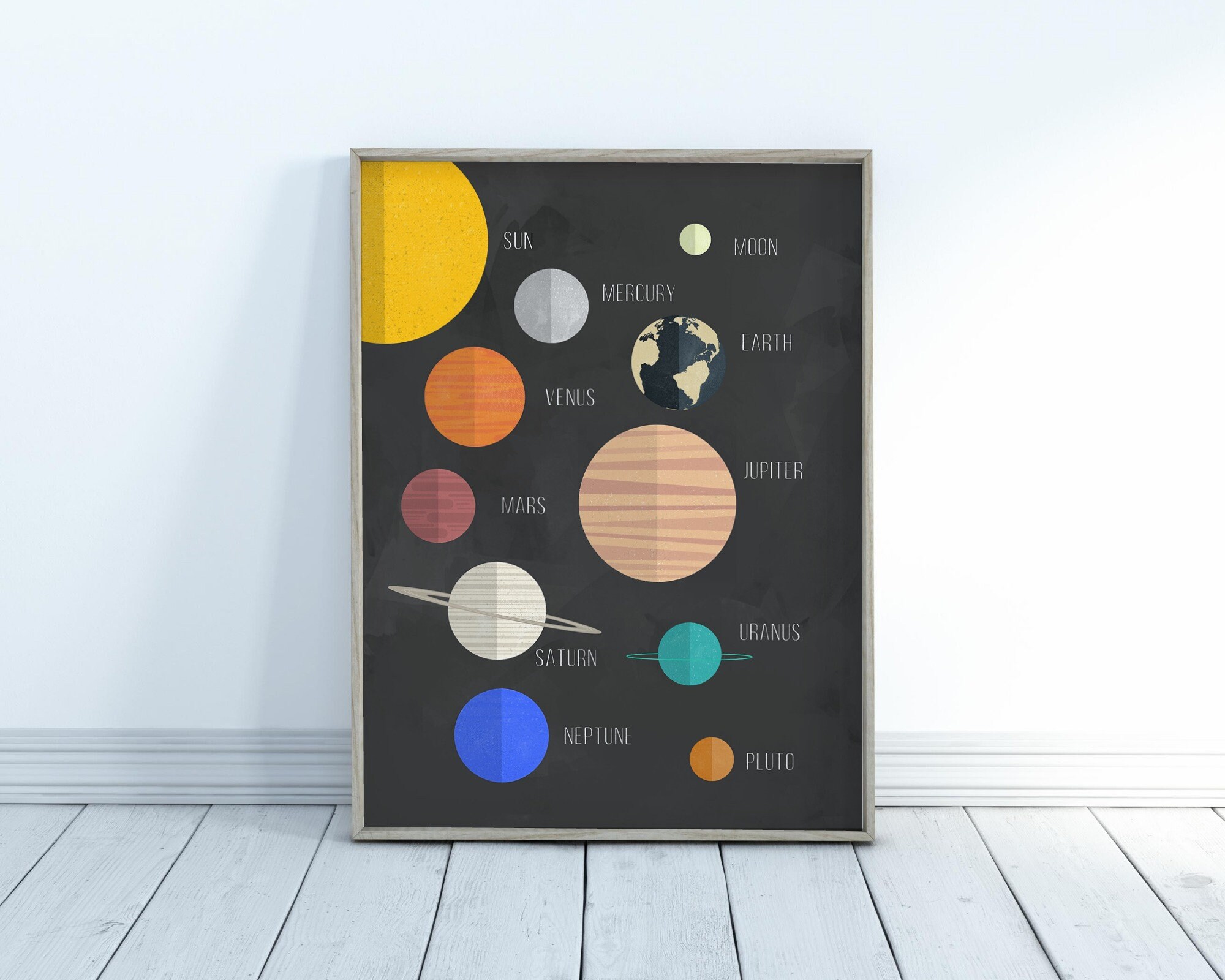 Space Wall Art Set of 3 Printable Space Poster Space Themed - Etsy