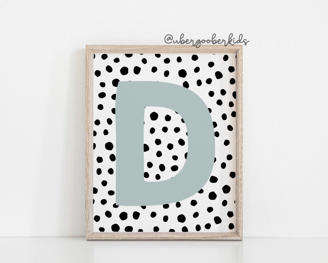 Read Letters Wall Art Set of Four Playroom Wall Decor - Etsy