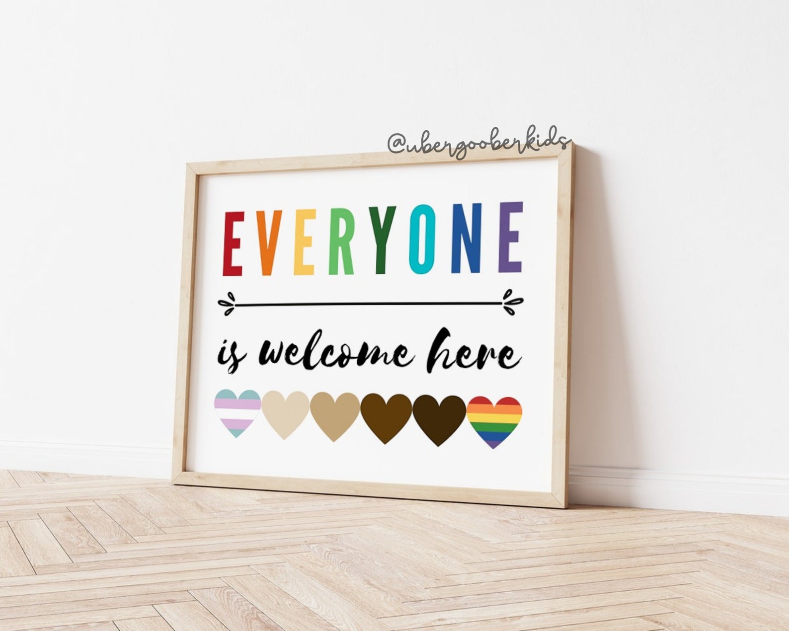 Everyone is Welcome Here All Are Welcome Here Sign Safe - Etsy