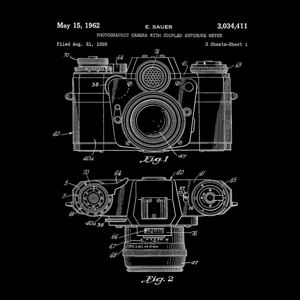 Chalkboard Camera - Etsy