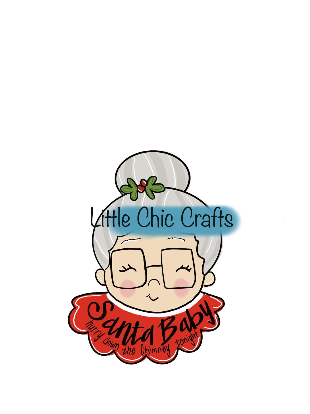 Santa Baby Mrs.claus Digital Template - Etsy
