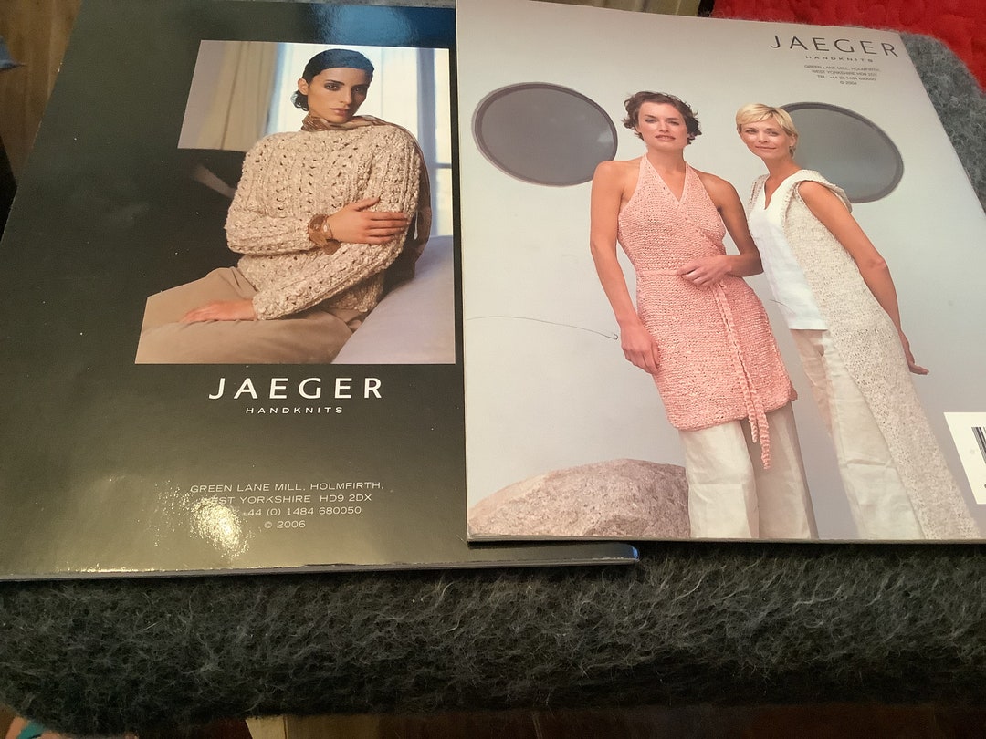 Two Used Jaeger Knitting Patterns Booklets JB26 & JB42 - Etsy