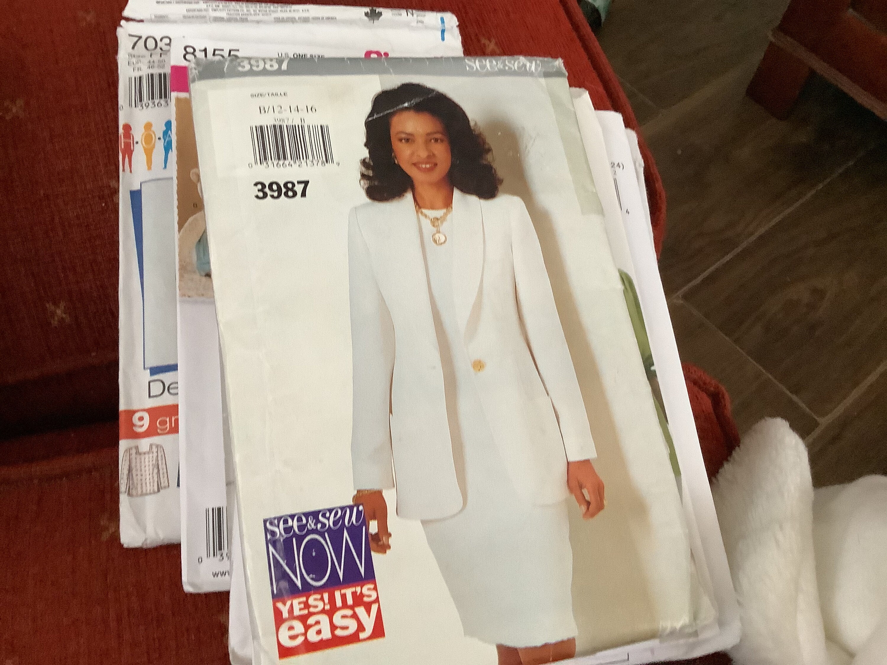 New See and Sew Sewing Pattern 3987 Misses Jacket and Dress - Etsy
