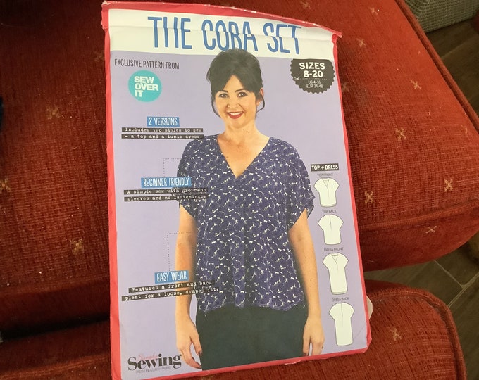 New Simply Sewing Pattern the Cora Set Misses Blouse & Dress Sizes 8-20 ...