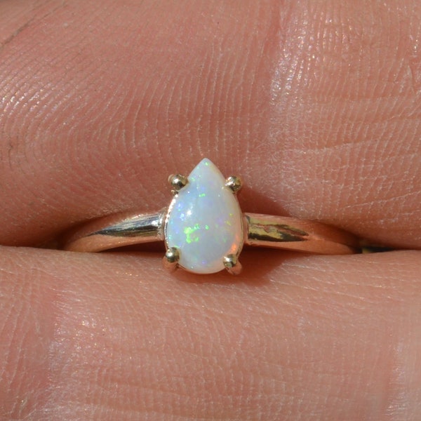 Opal Stacking Ring - Etsy UK