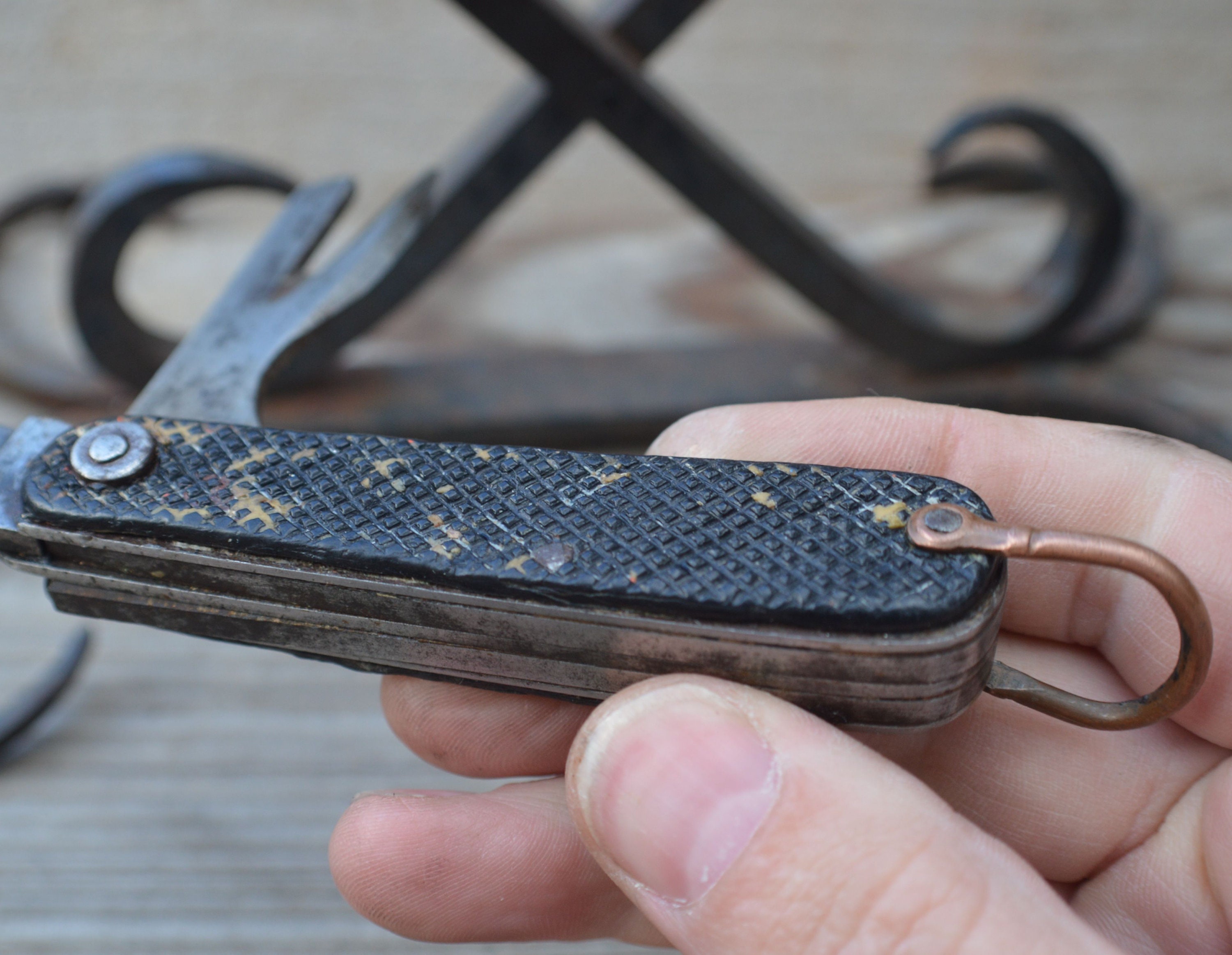 Vintage British Army Clasp Knife, c1940 Joseph Rodgers and Son Knife