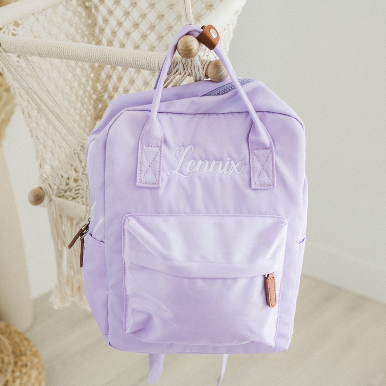 Personalized Diaper Backpack, Leather Accents, Monogrammed Baby Bag - Etsy