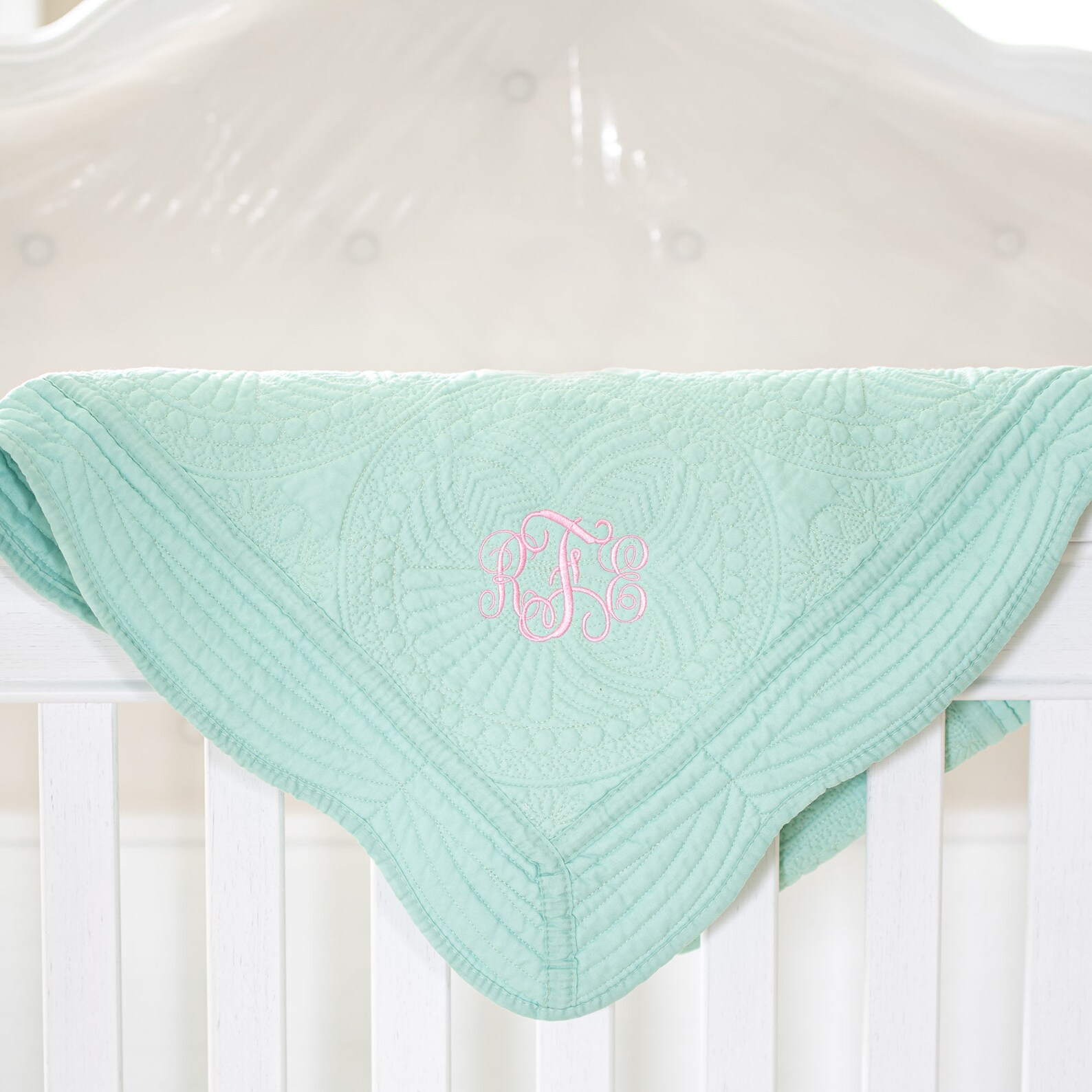 Personalized Baby Quilt, Monogram Baby Quilts, Baby Girl Quilt ...