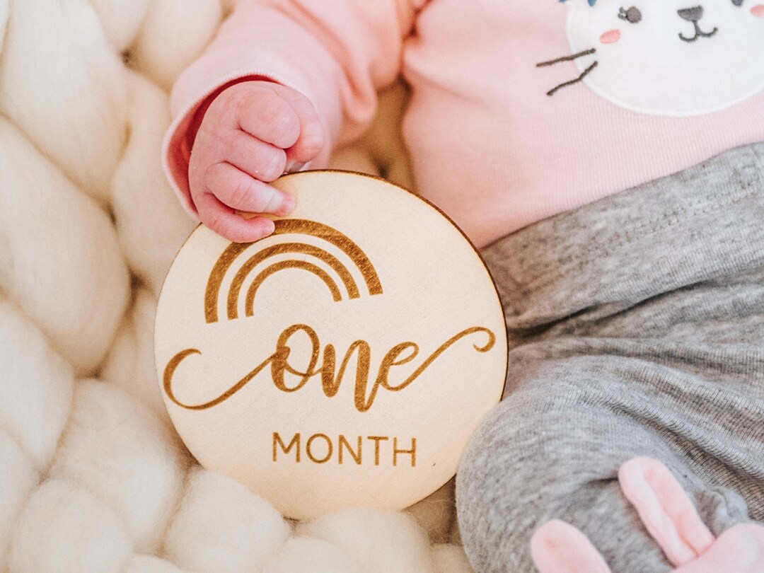 Set of 13 Baby Milestone Cards | Baby Month Signs | Baby Milestone ...